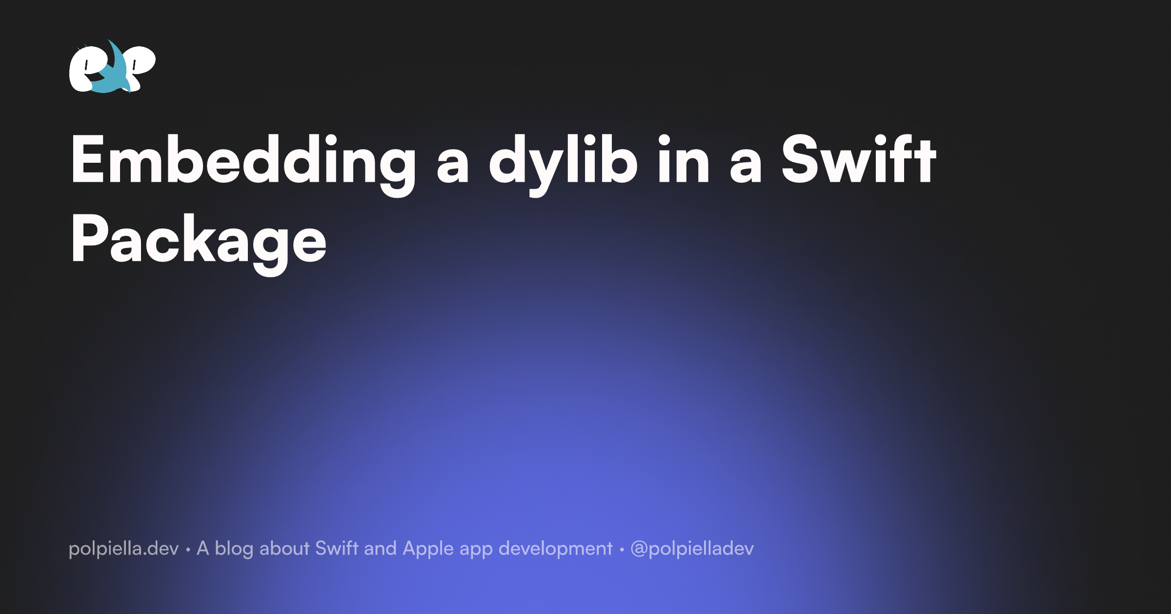 Embedding a dylib in a Swift Package