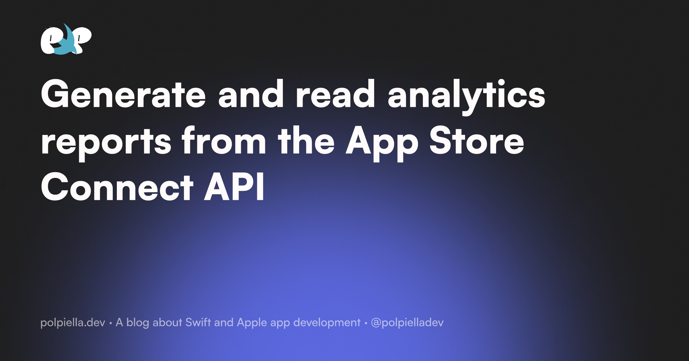 Generate and read analytics reports from the App Store Connect API
