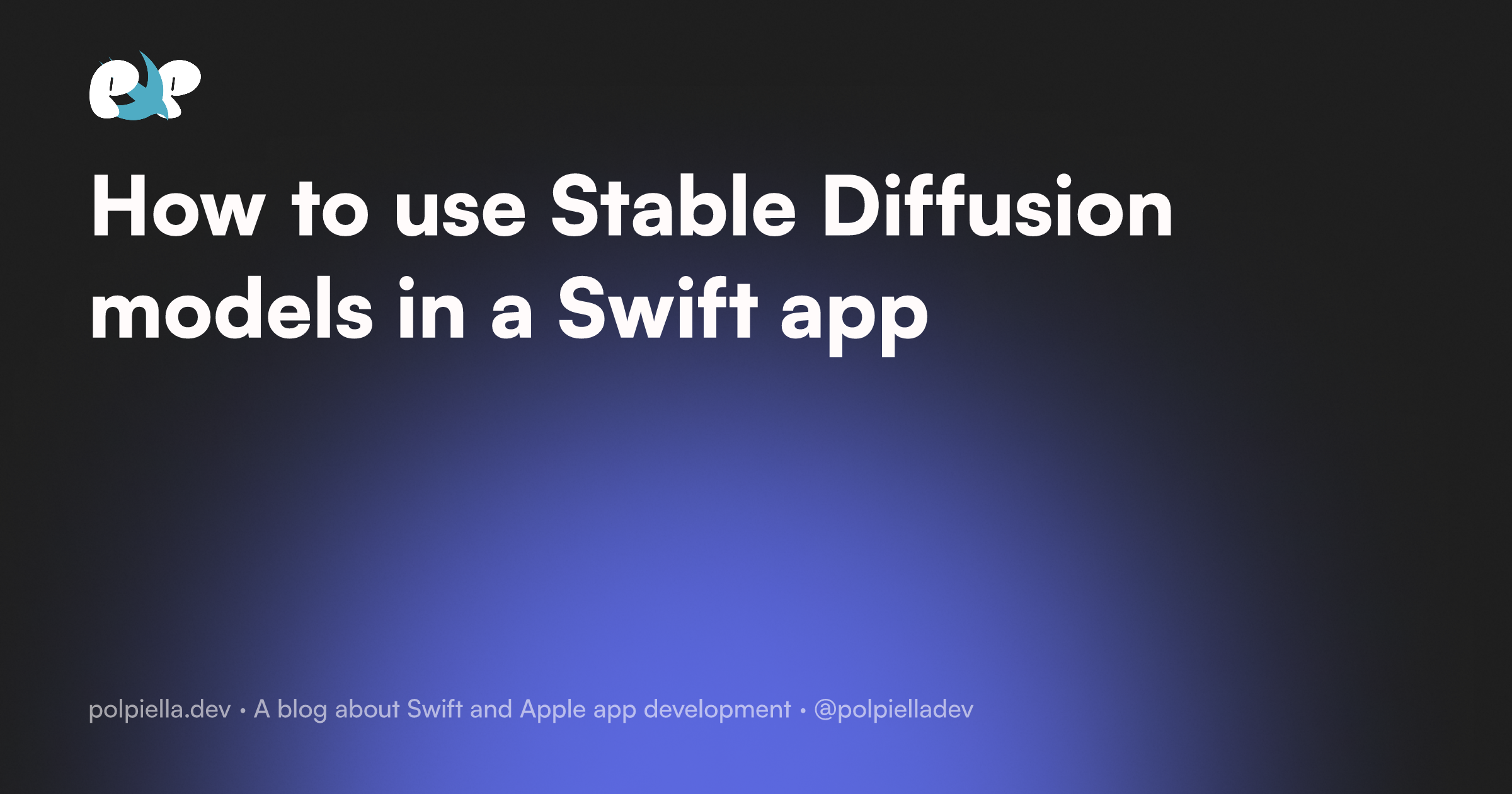 How to use Stable Diffusion models in a Swift app