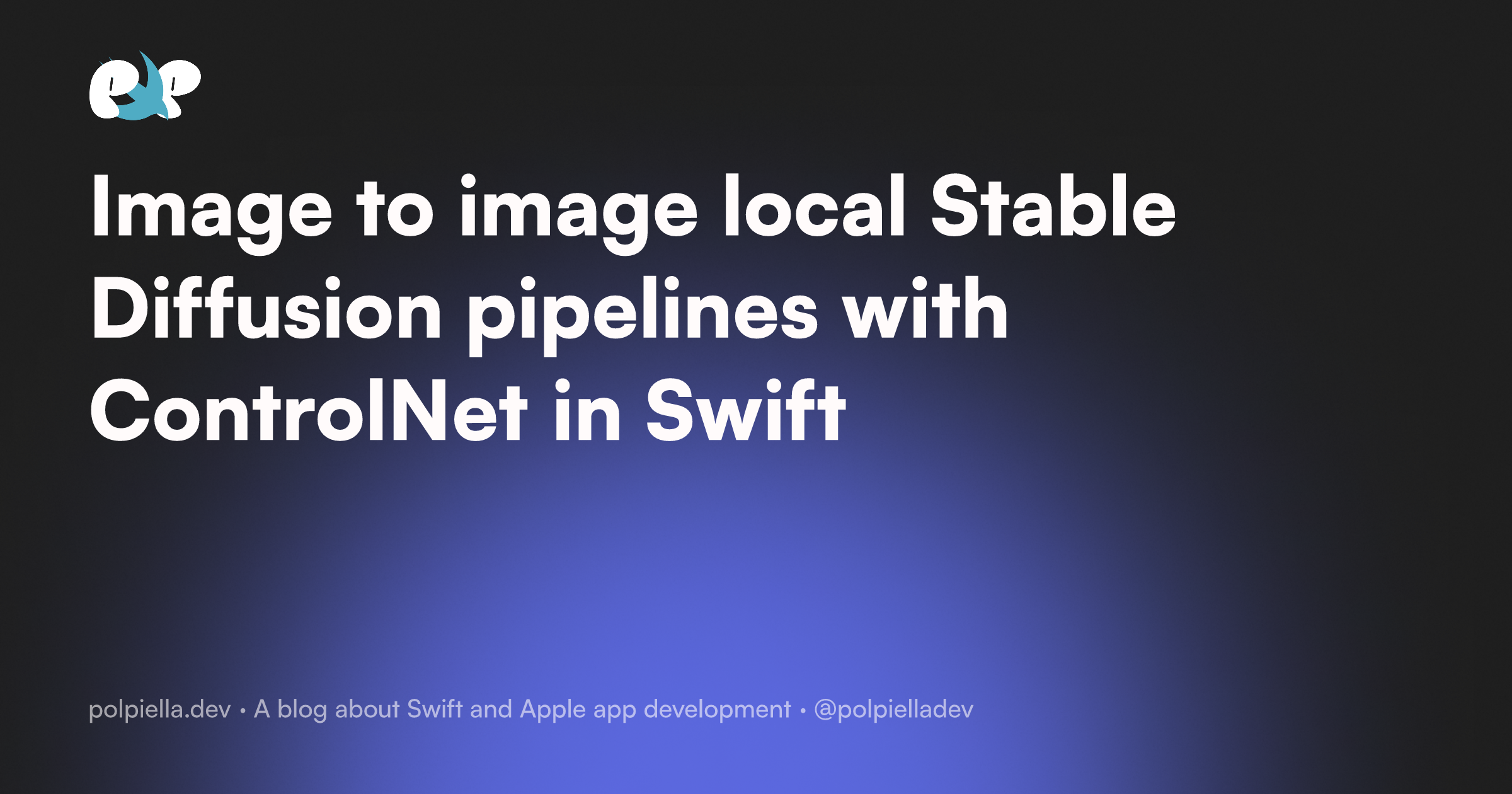 Image to image local Stable Diffusion pipelines with ControlNet in Swift