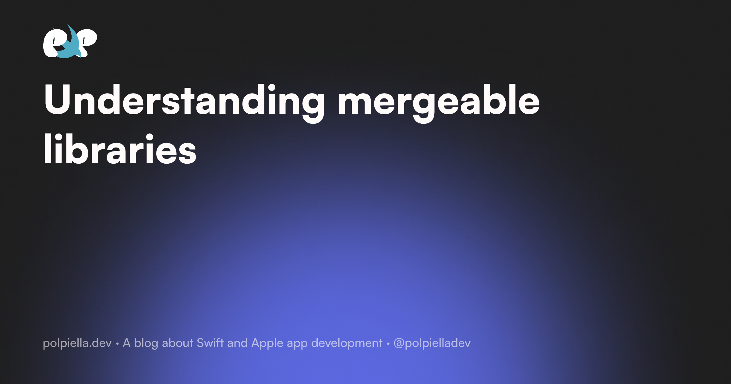 Understanding mergeable libraries